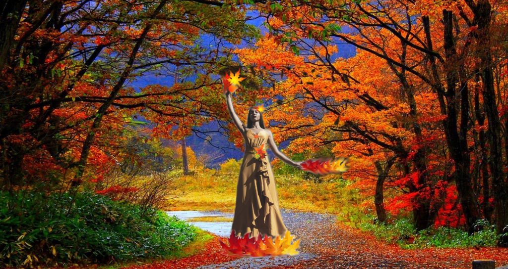The Autumn Nymphs & Fairies Of Halloween - Mystic Halloween Blog